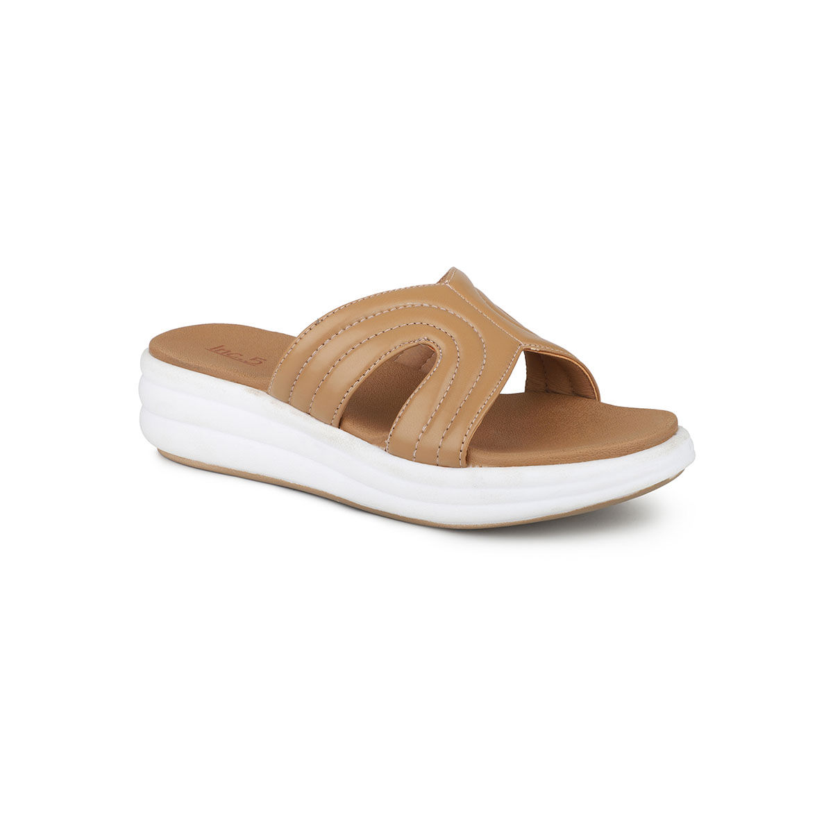 Buy Inc.5 Women Beige Sandals Online