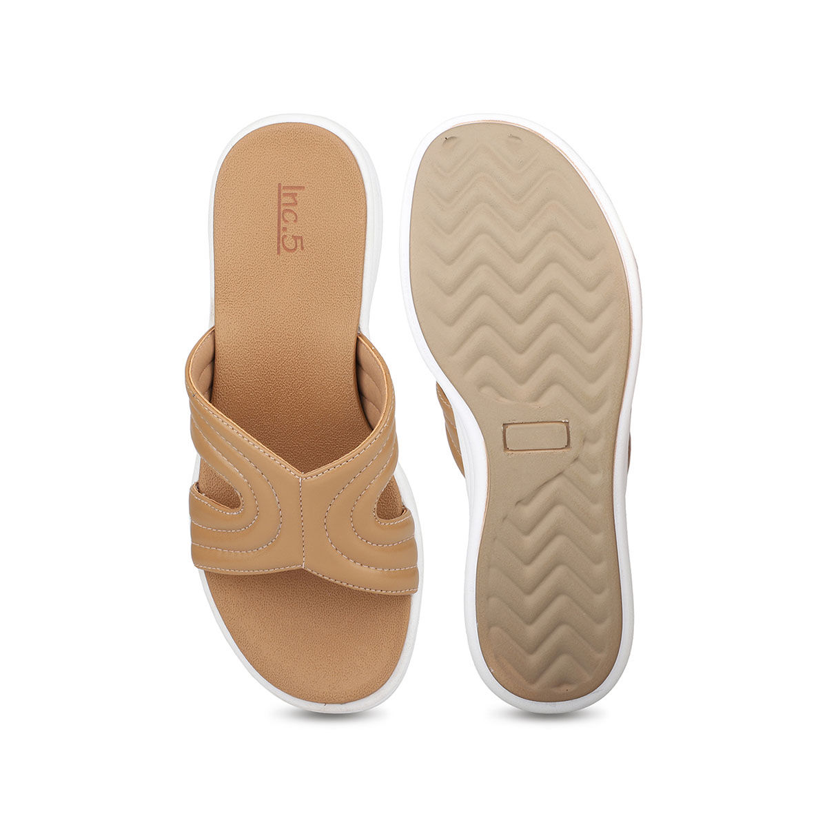 Buy Inc.5 Women Beige Sandals Online