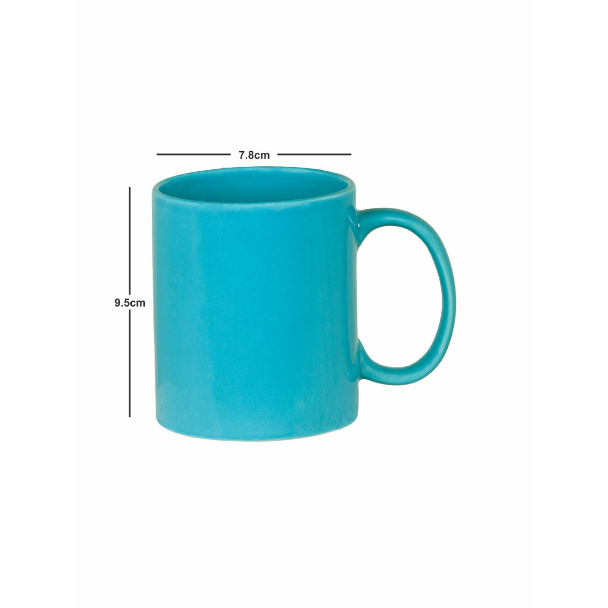 Goodhomes Ceramic Large Tea Coffee Color Mug Set Of 4 Buy Goodhomes