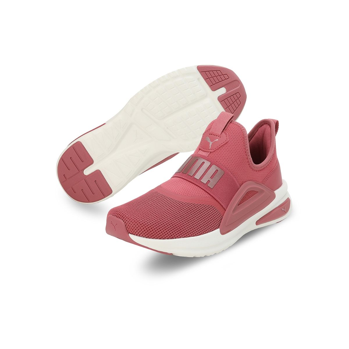Puma Soft Ride Enzo Evo Slip-on Womens Pink Running Shoes: Buy Puma ...