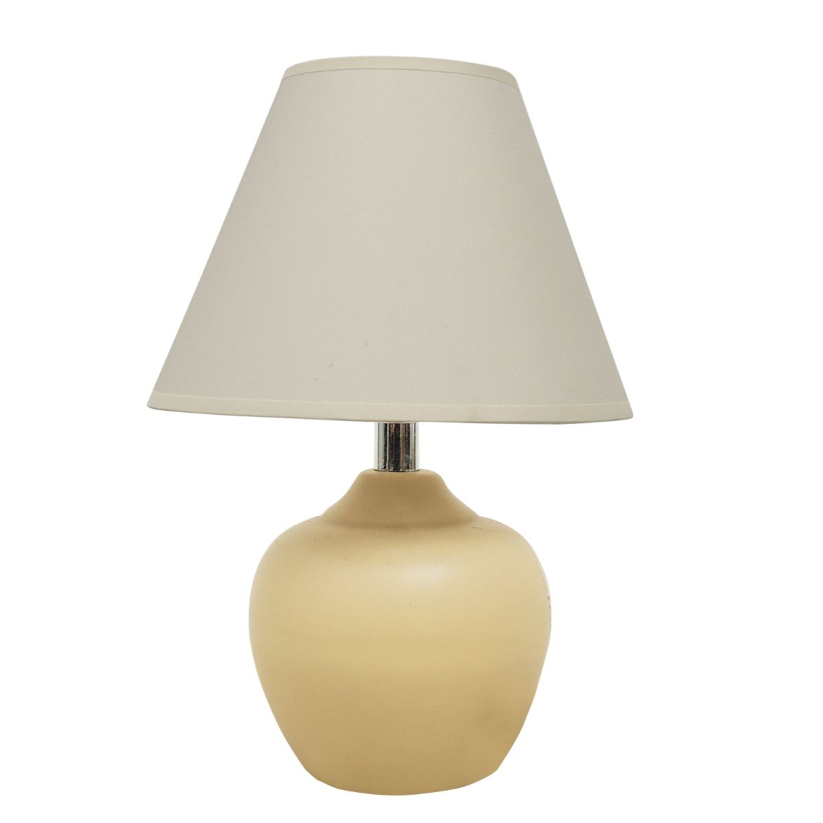 Buy Homesake Modern Small Ceramic Table Lamp, Beige Online
