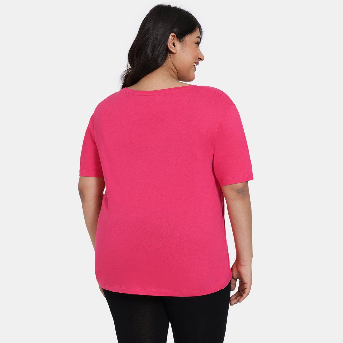 Buy Zivame Taash Knit Cotton Top - Sun Kissed Pink Online