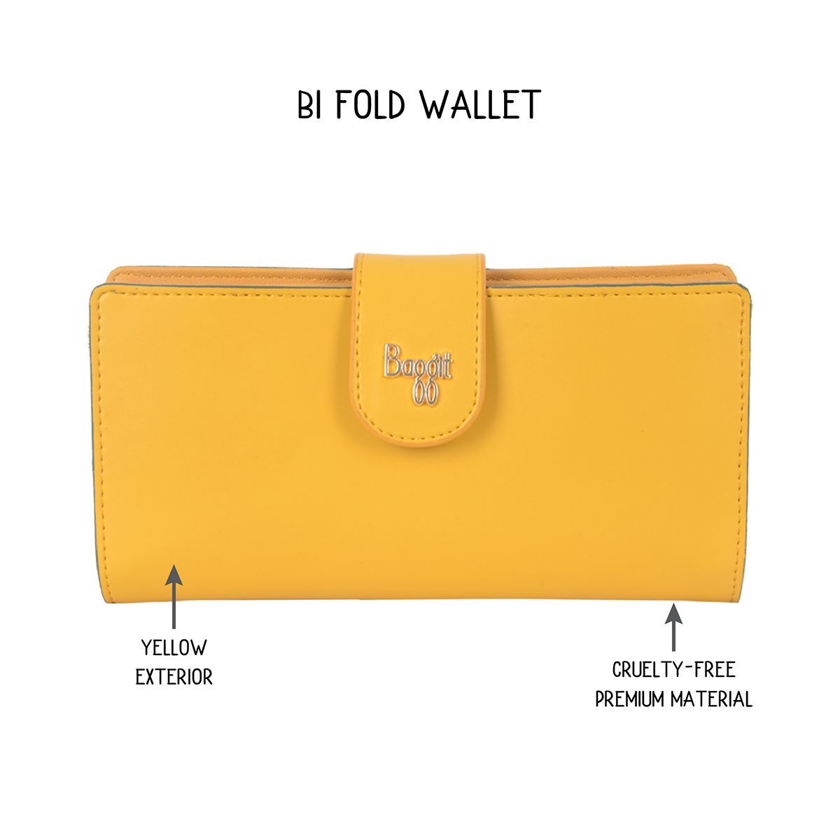 Buy Baggit Toulon Yellow Wallet Online