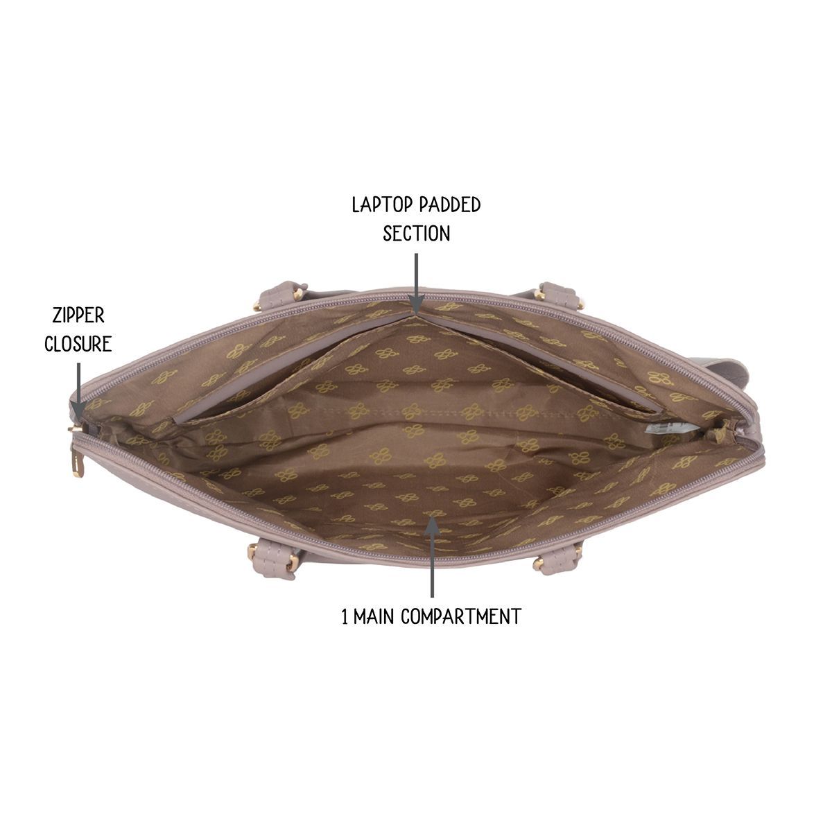 Buy Baggit Many Purple Laptop Bag Online