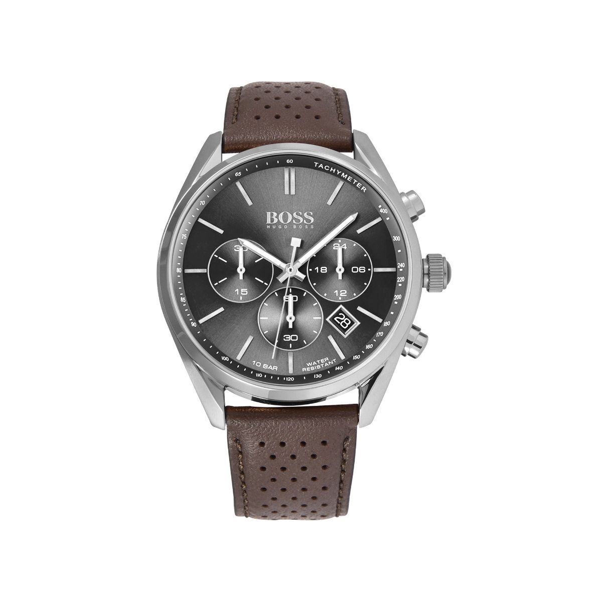 Buy Hugo Boss Watches Champion Chronograph|Date Analog Grey Dial Men's ...