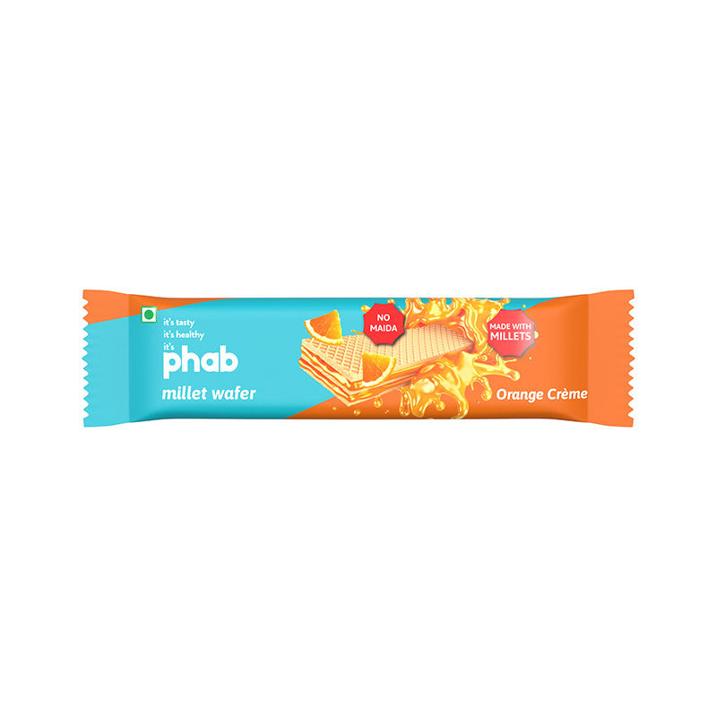 Buy Phab Orange Cream Bajra Millet Wafer Online