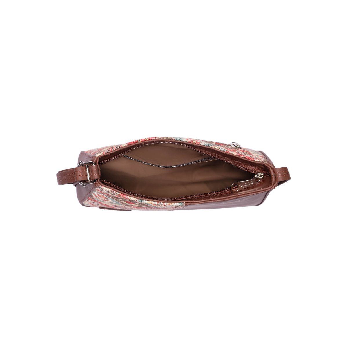 Zouk Multi-Color Handcrafted Vegan Leather Sling Bag For Women: Buy ...