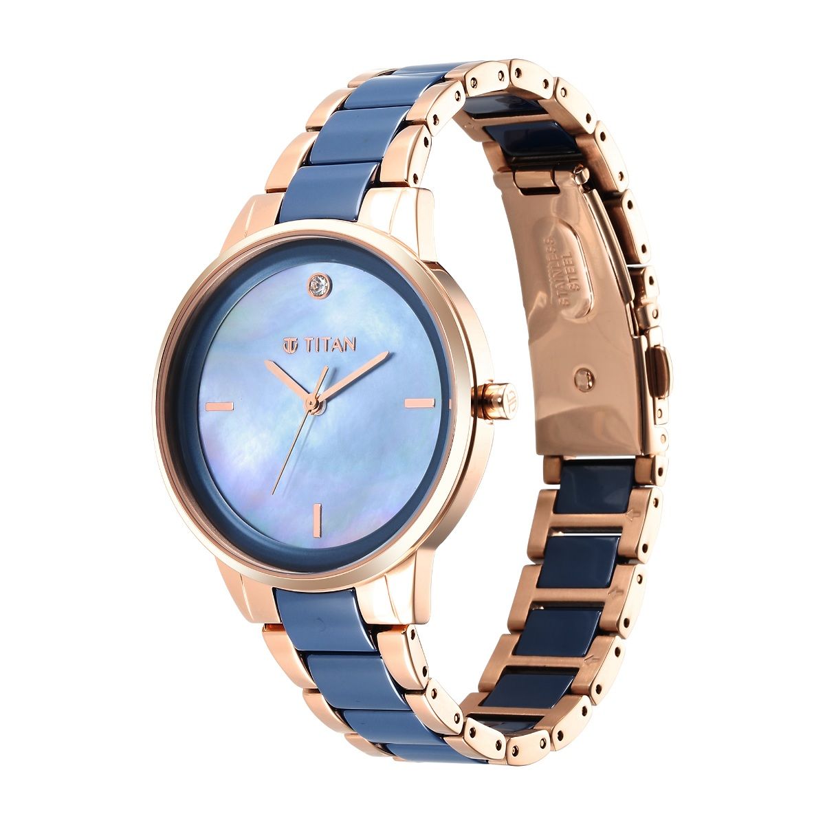 Buy Titan Purple Ceramics 95213KD03 Multi-Color Dial Analog Watch for ...