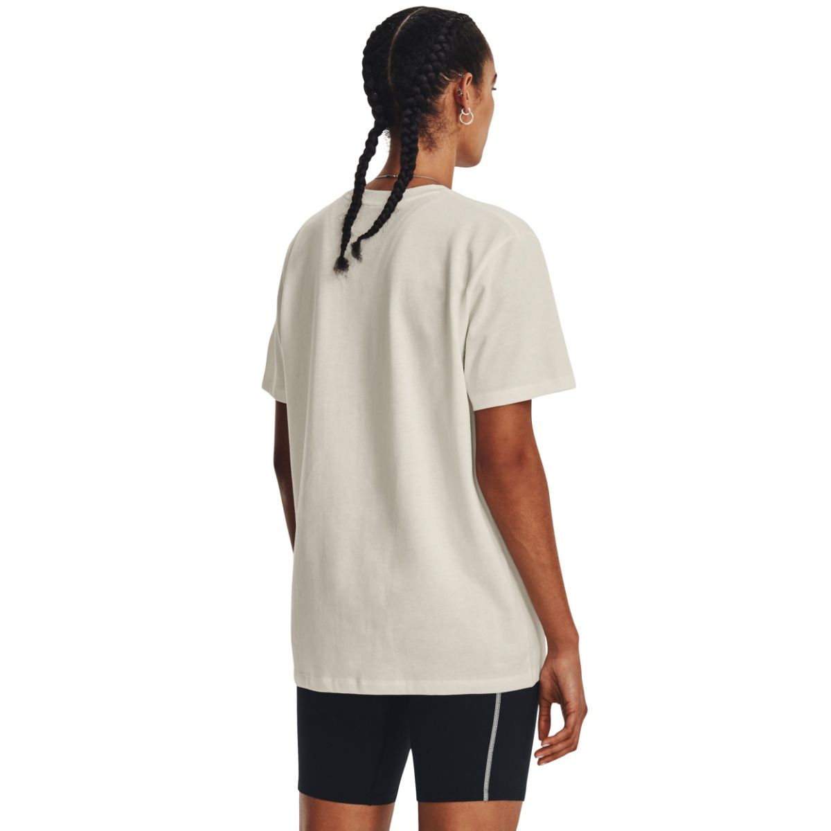 Buy Under Armour Off White Project Rock Heavyweight Campus T Shirt Online