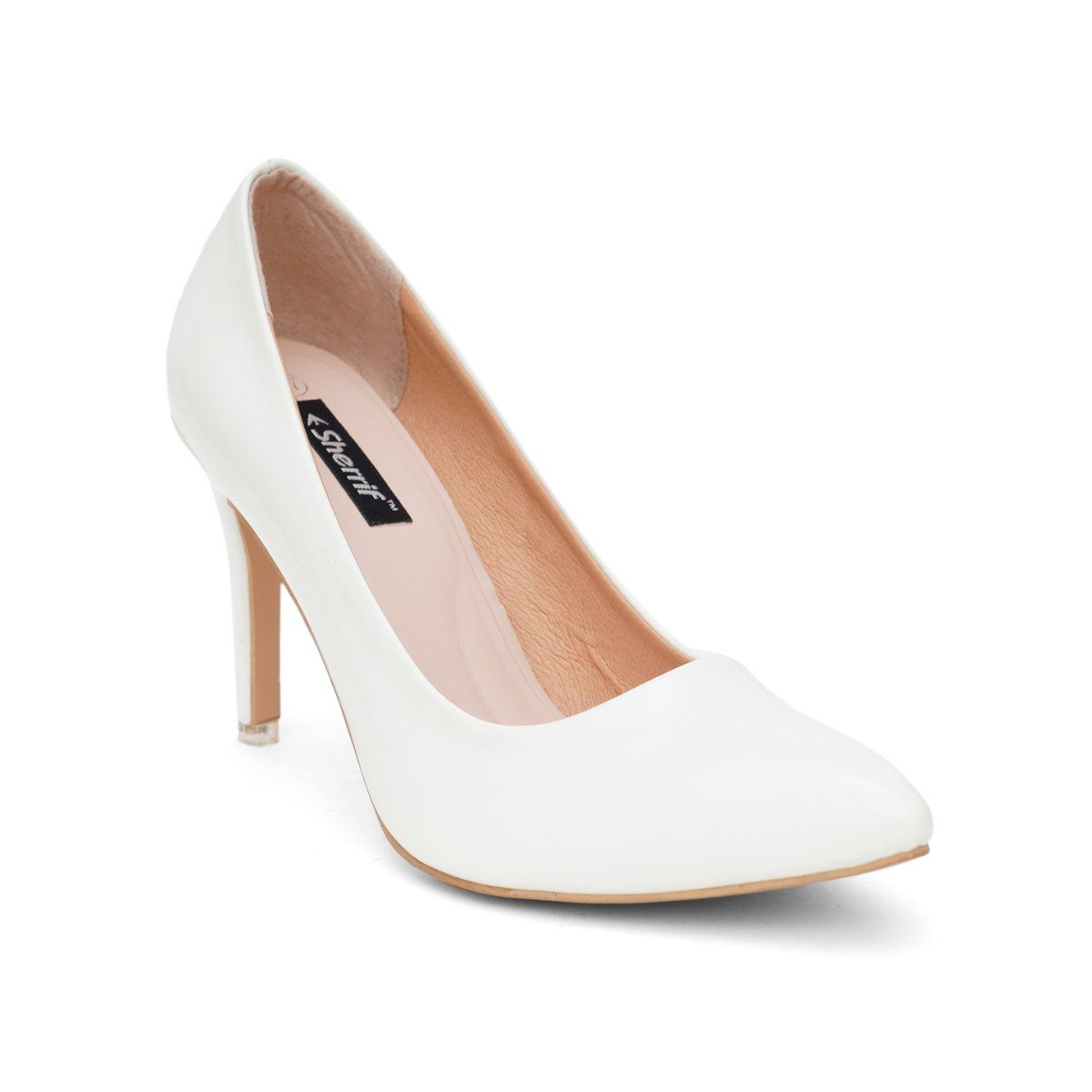 Buy Sherrif Shoes Womens White Color Pumps Online
