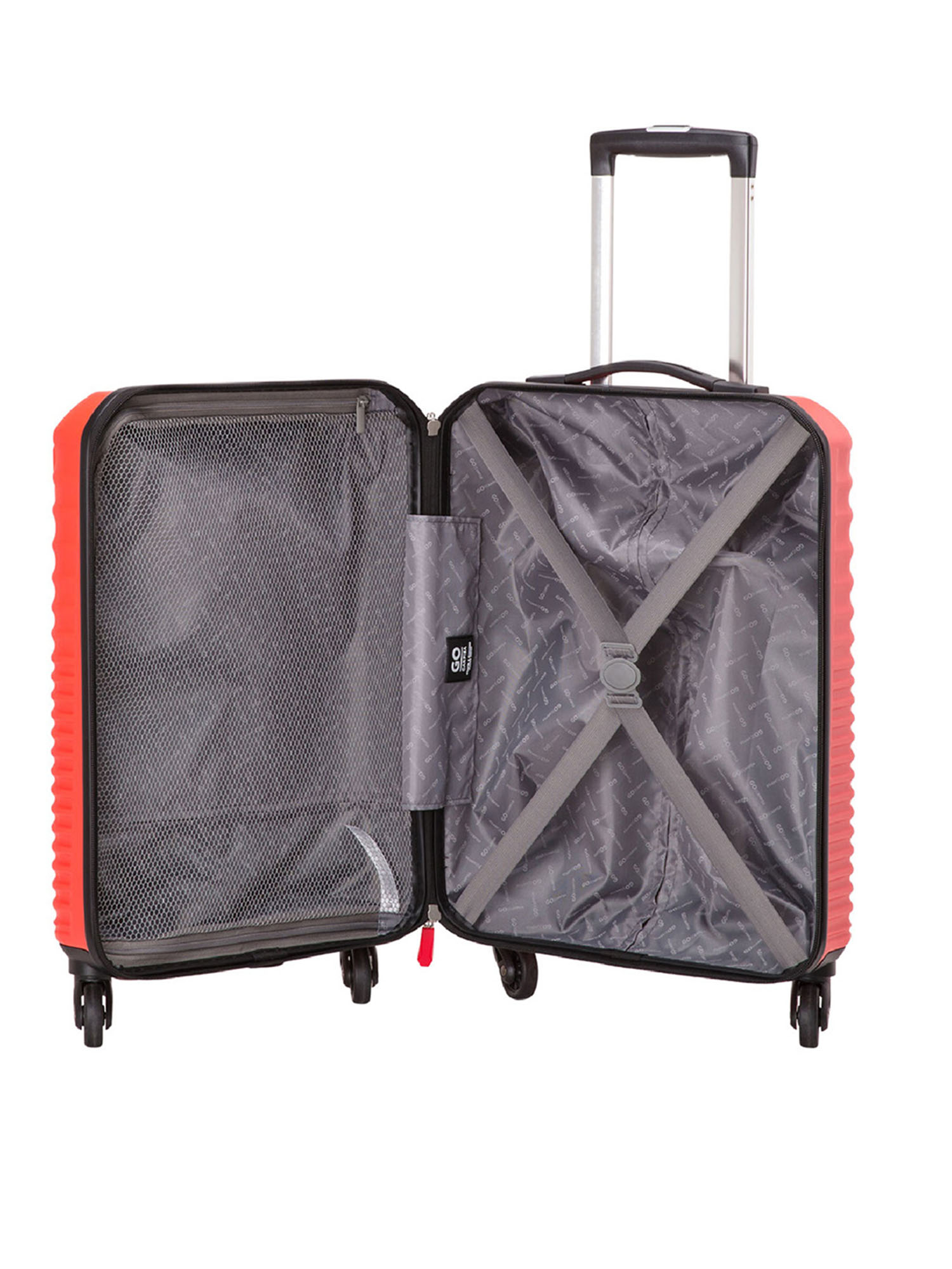 Buy CARPISA Red Geometric TROLLEY S - MIKAMA Online