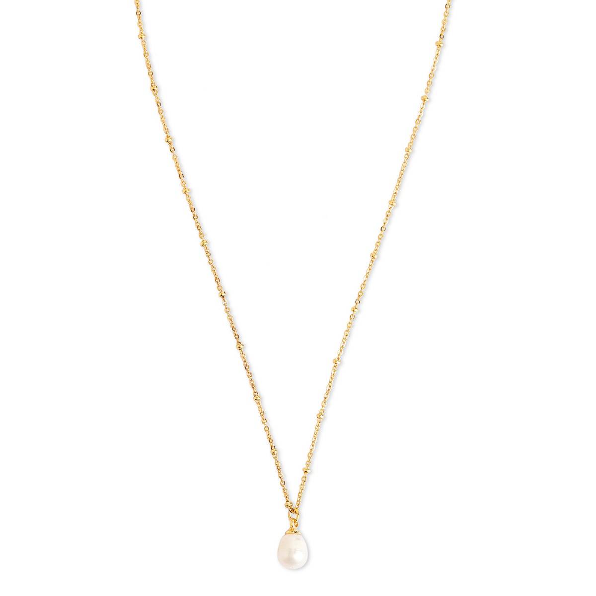 Buy Accessorize London Real Gold Plated Z Irregular Pearl Necklace Online