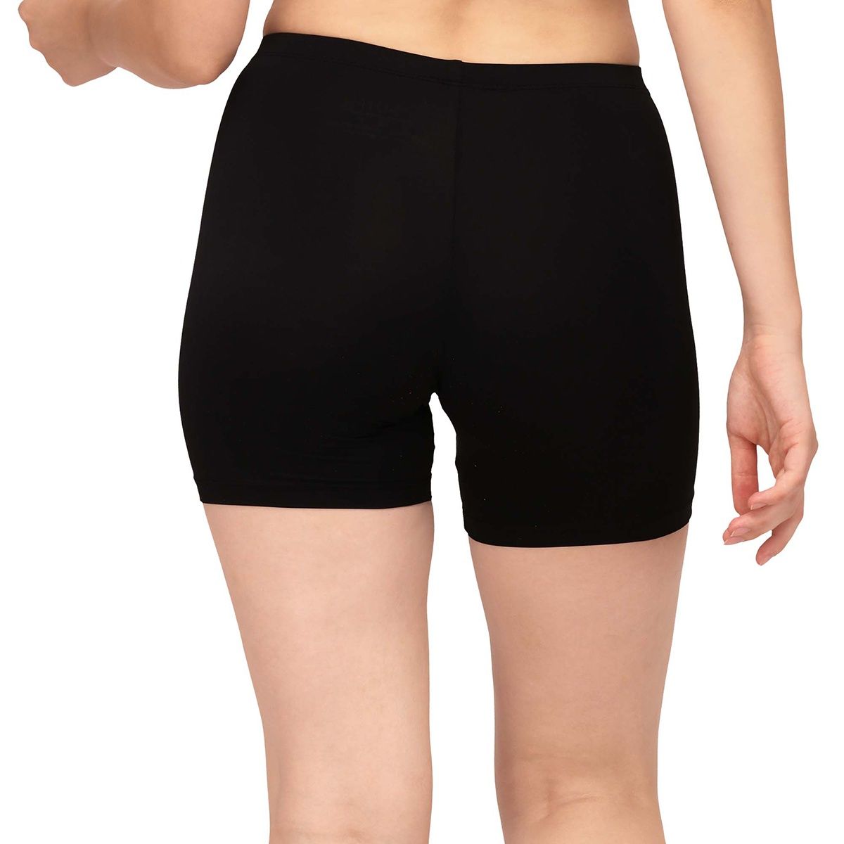 Buy SOIE Mid Rise Soft Polyamide Spandex Mid Thigh Length Cycling ...