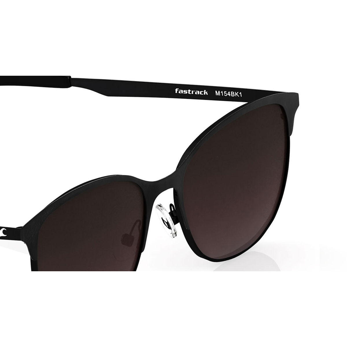 Buy Fastrack Black Round Sunglasses (M154BK1V) Online