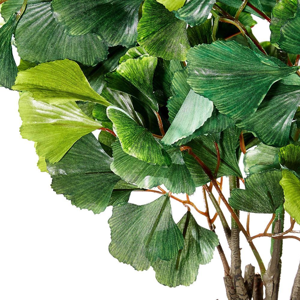 Buy Fourwalls Artificial Gingko Plant in a Ceramic Pot Online