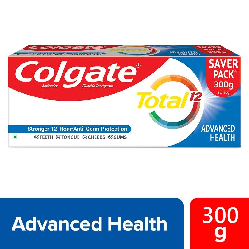 Buy Colgate Total Advanced Health Antibacterial Toothpaste Whole Mouth ...