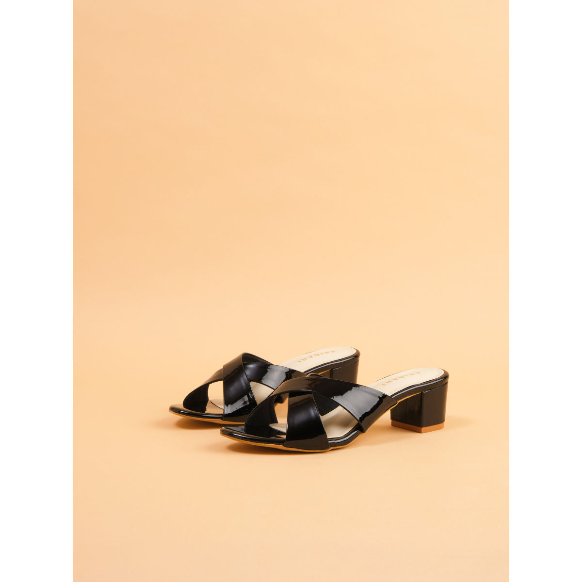 Buy Eridani Capri Black Heels Online