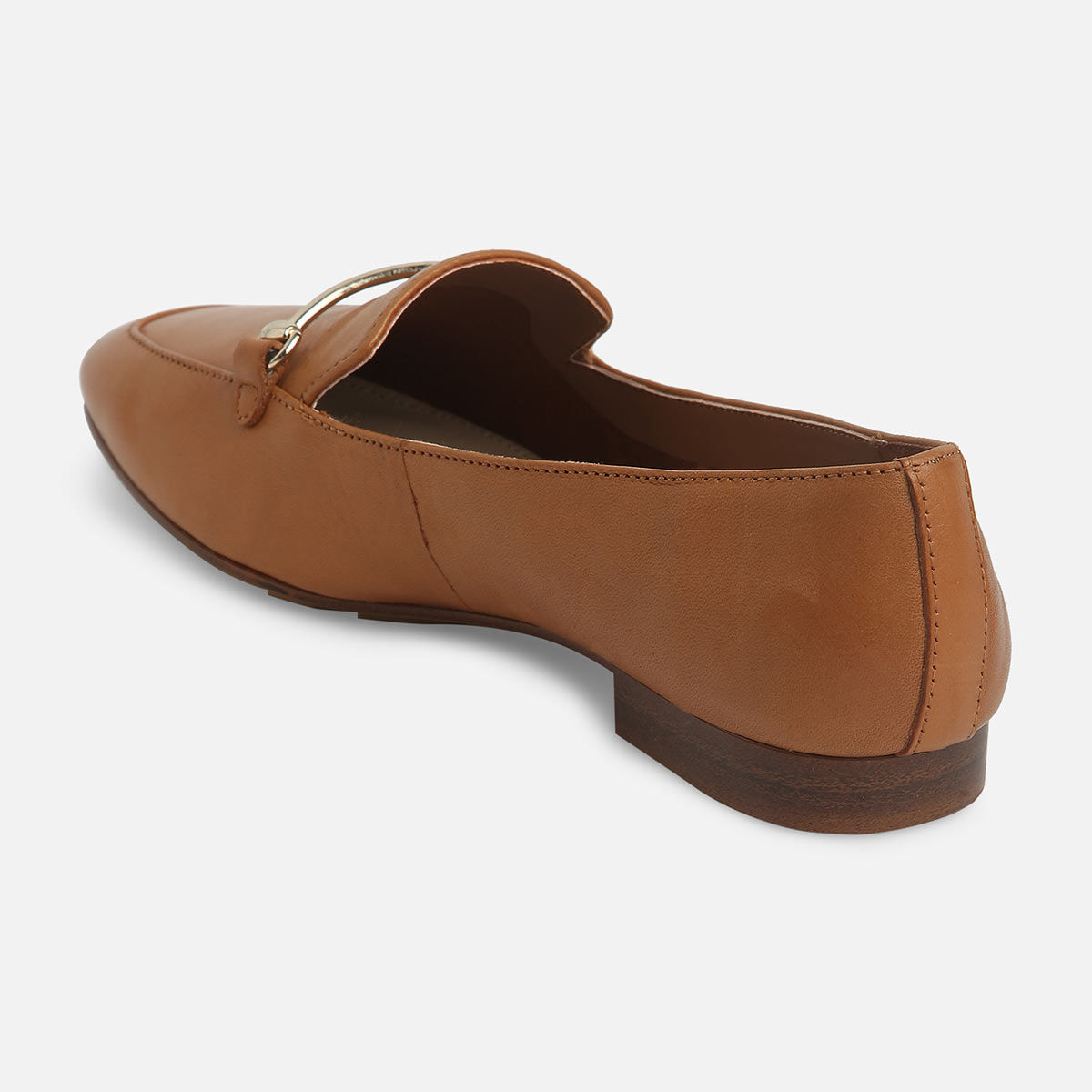 Buy Aldo Harriot Leather Medium Brown Solid Loafers Online
