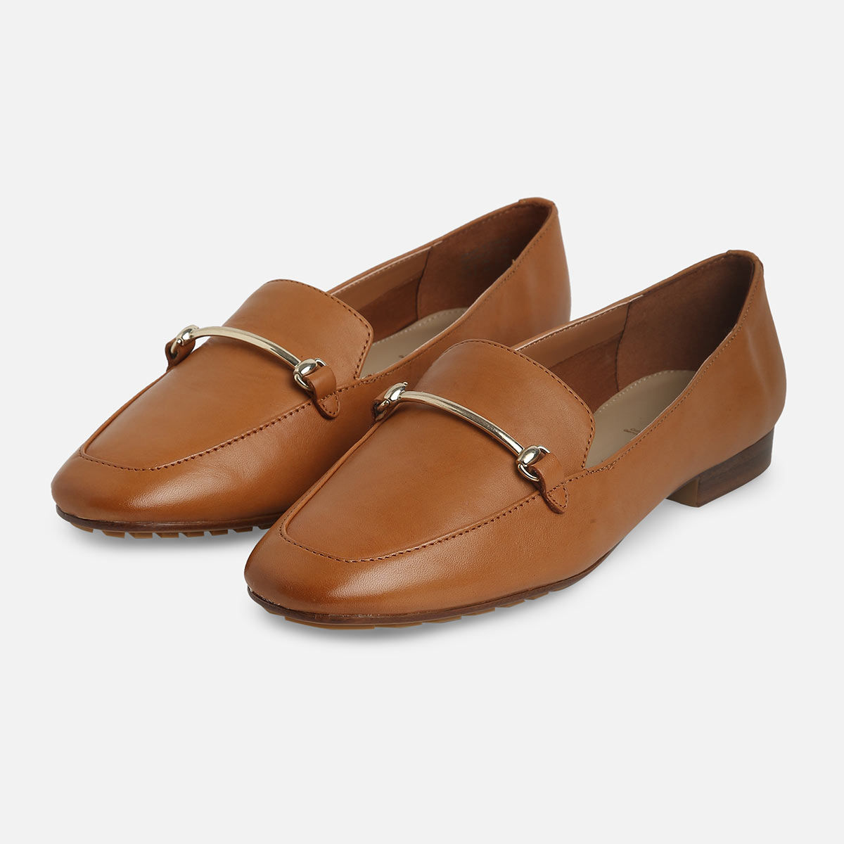 Aldo Harriot Leather Medium Brown Solid Loafers: Buy Aldo Harriot Leather Medium Brown Solid ...