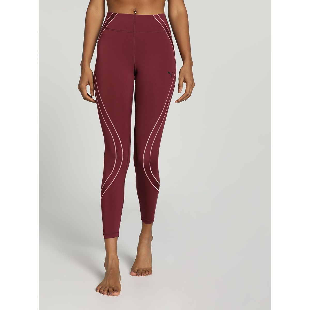 Buy Puma STUDIO 7-8 TREND Women Red Tights Online