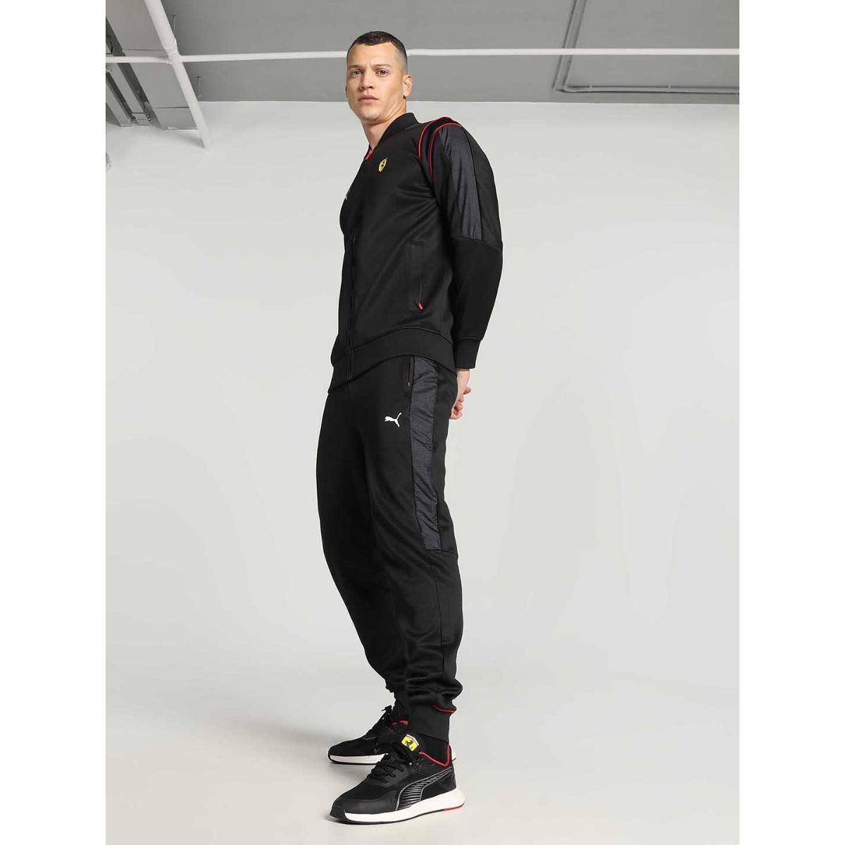 Buy Puma Ferrari Race MT7 Men Black Track Jacket Online
