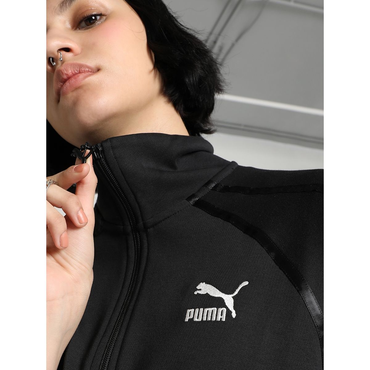 Buy Puma T7 Women Black Track Jackets Online
