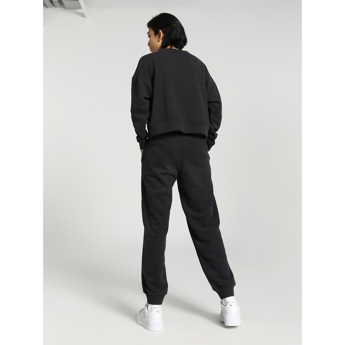 Buy Puma Loungewear Women Black Track Suit (Set of 2) Online