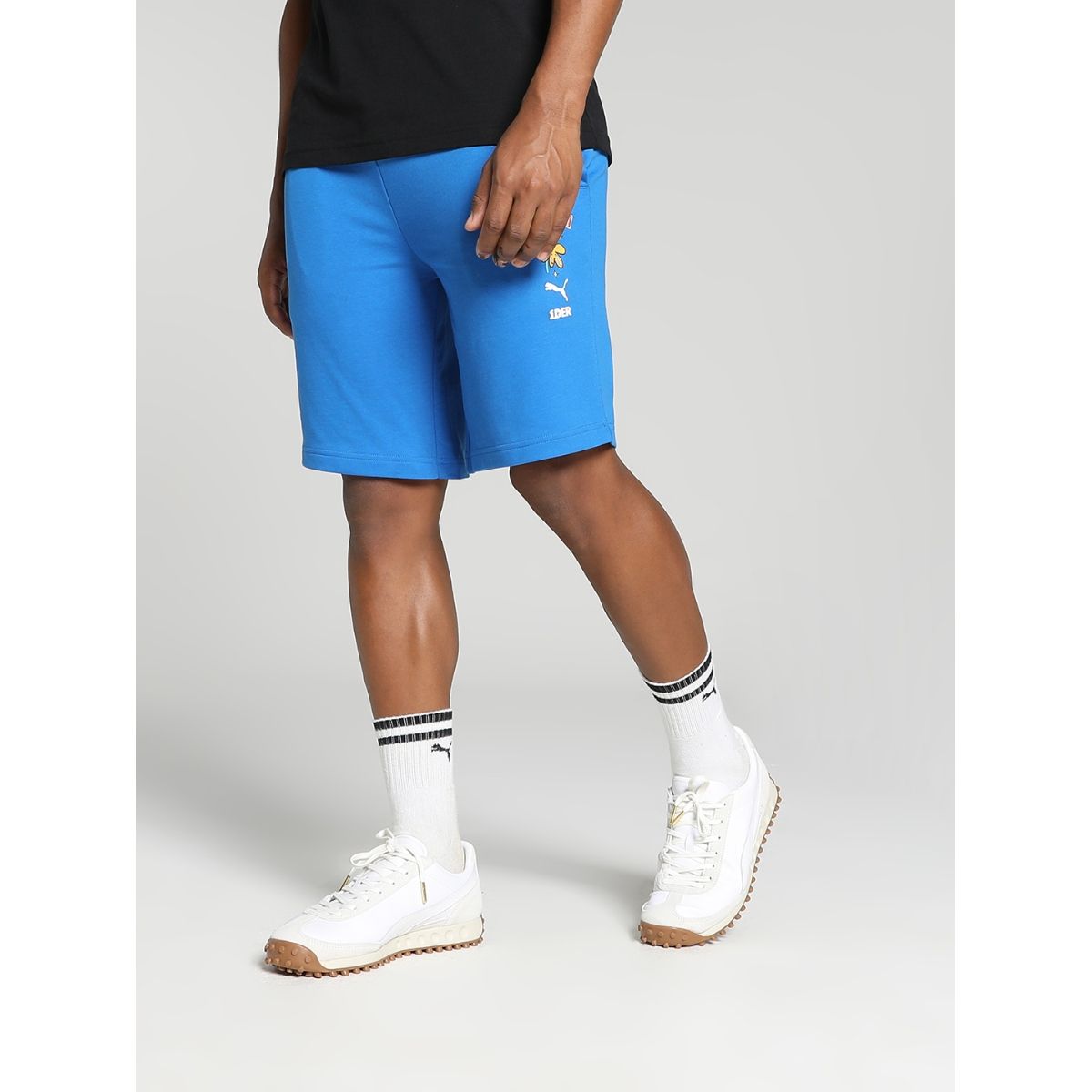 Buy Puma x 1DER Graphic Men Blue Shorts Online
