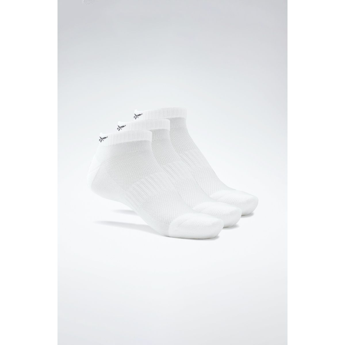 Buy Reebok Unisex Training Essentials Low Cut Socks - White (Pack of 3 ...