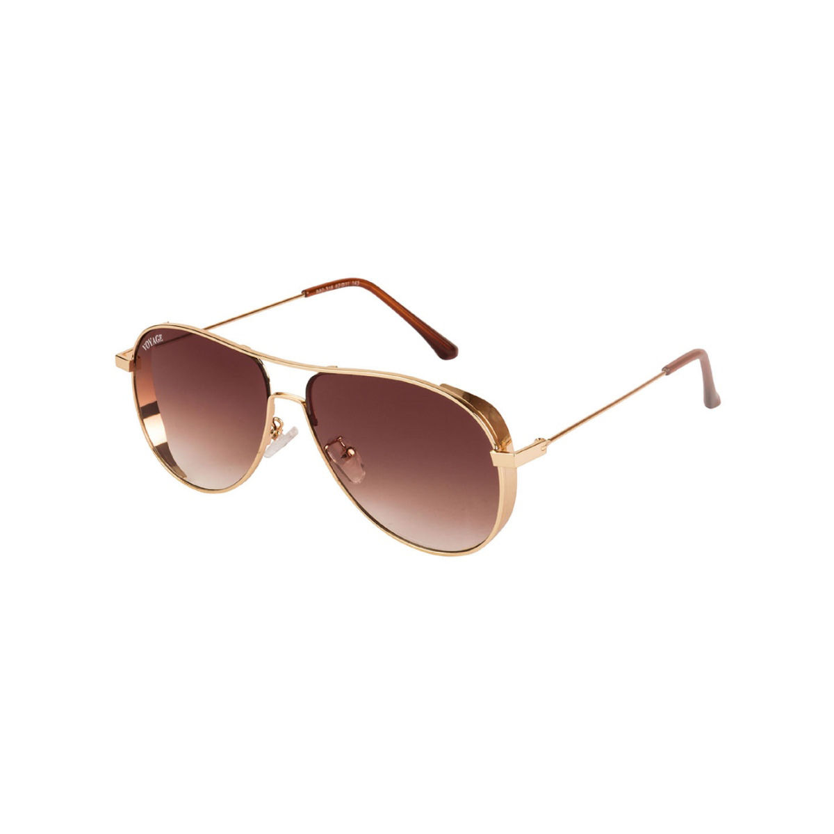 Voyage Brown Aviator Sunglasses (B80316MG3192): Buy Voyage Brown ...