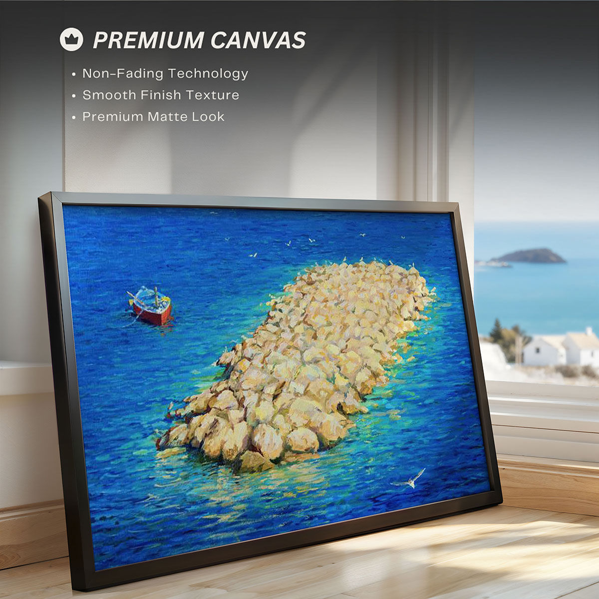 Buy ARTCREST A Moment Of Eternity Painting Black Box Framed Canvas Online