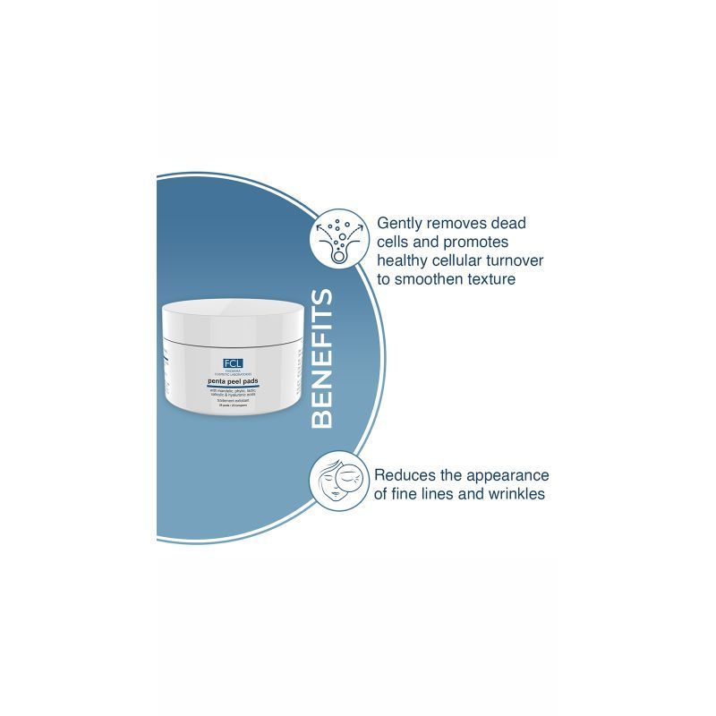 FCL Penta Peel Pads, Exfoliant, Removes Dead Cells, Fine Lines ...