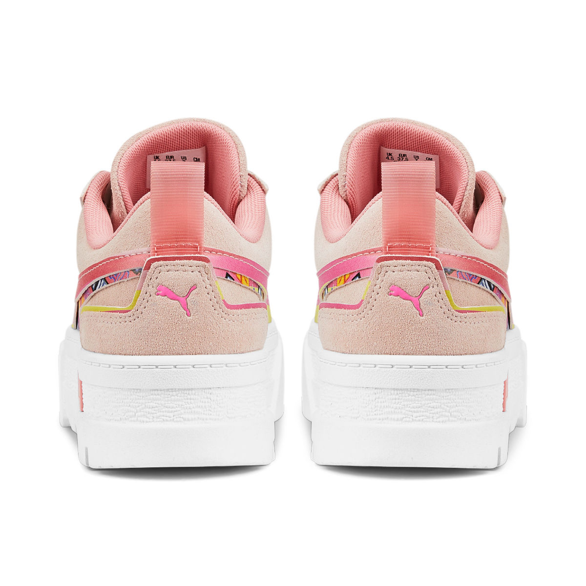 Puma Mayze Breaking News Womens Pink Sneakers: Buy Puma Mayze Breaking ...