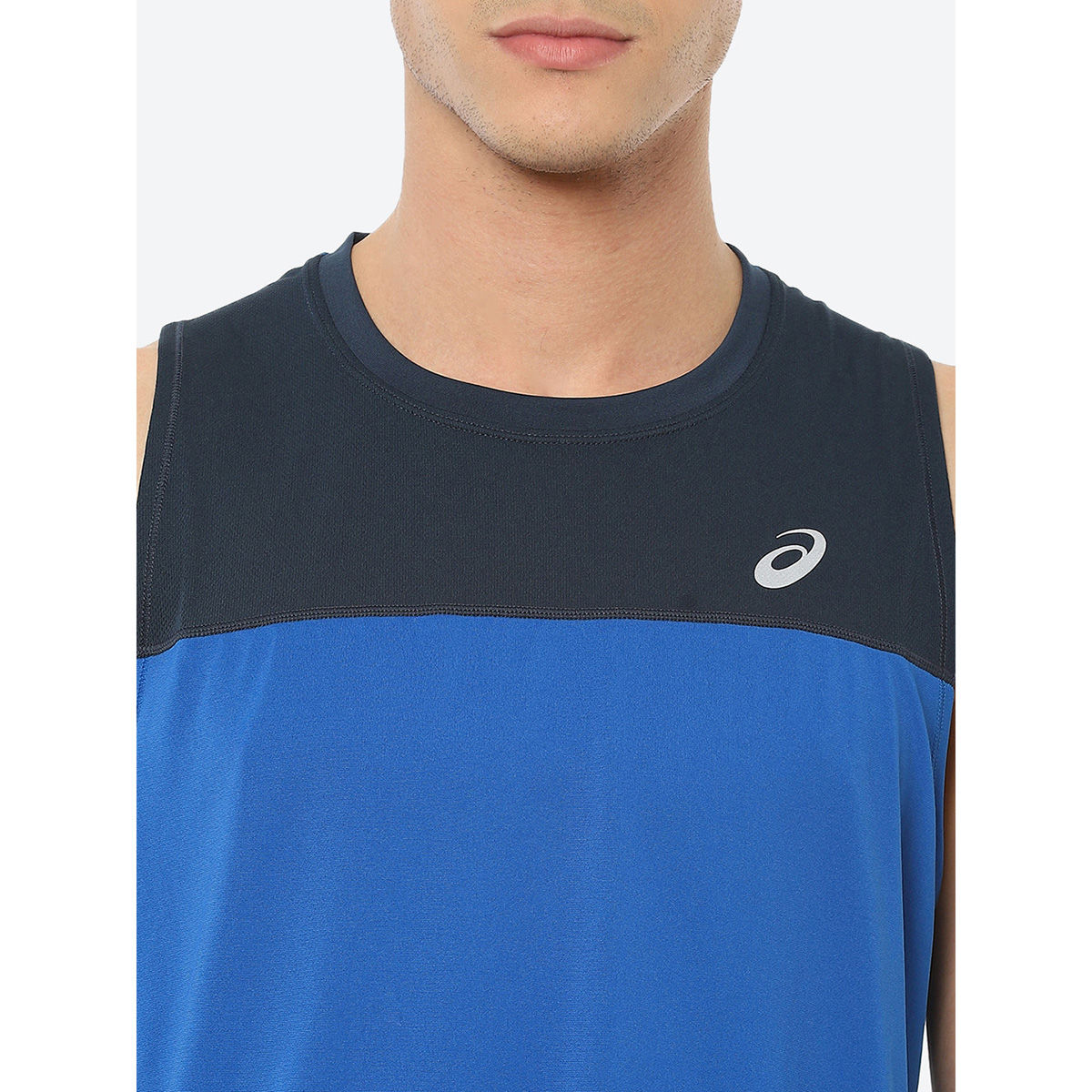 Asics Race Singlet Blue Men Running T-shirts: Buy Asics Race Singlet ...