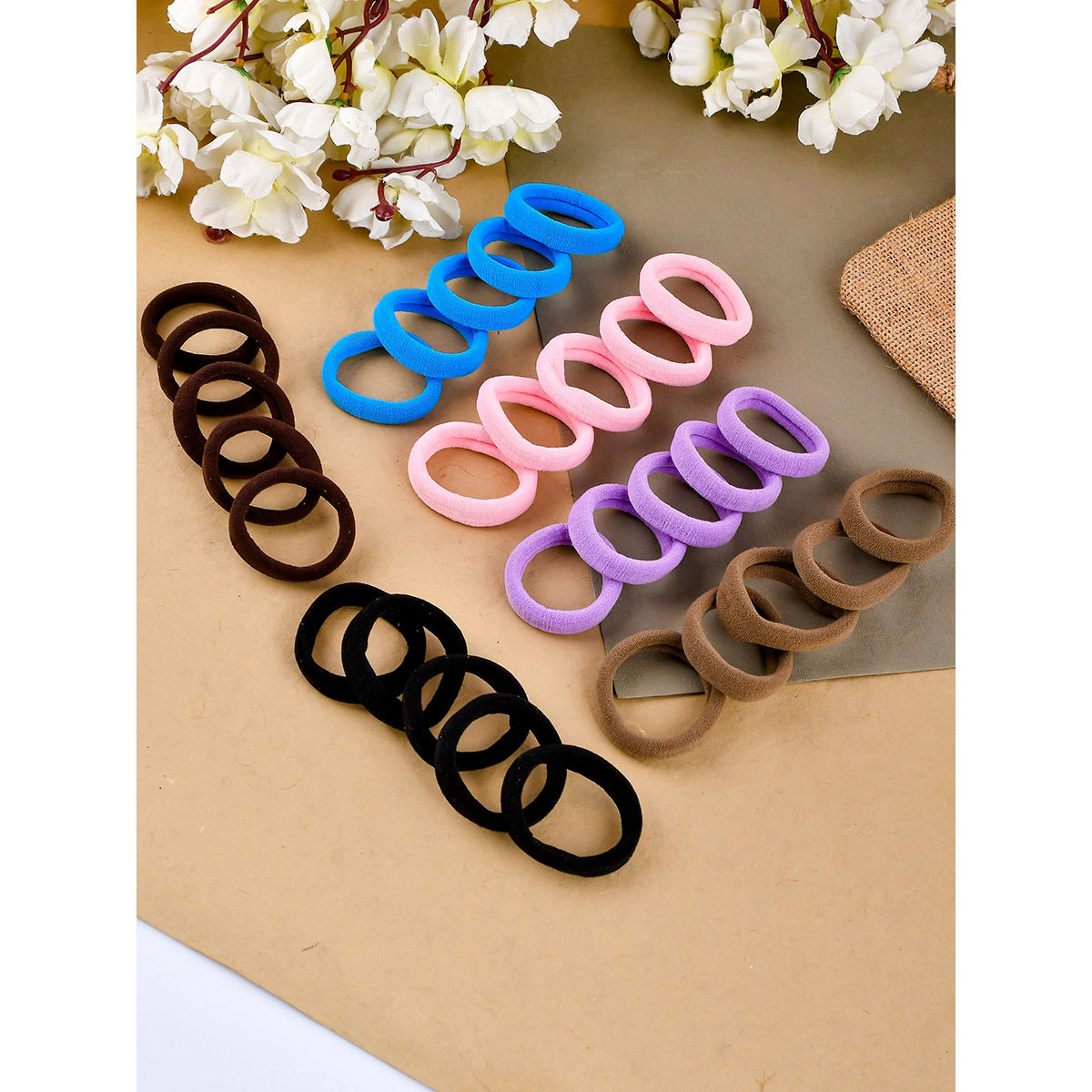 Buy Silvermerc Designs Hair Rubber Band (Pack of 30) Online