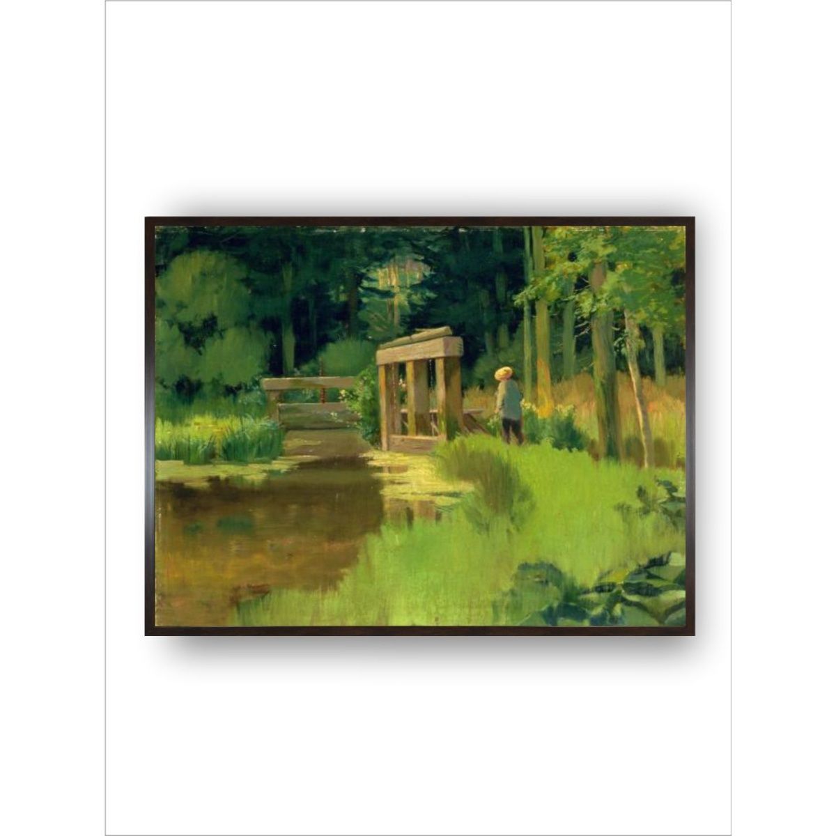 Buy The Art House In a Park Painting by Edouard Manet Online