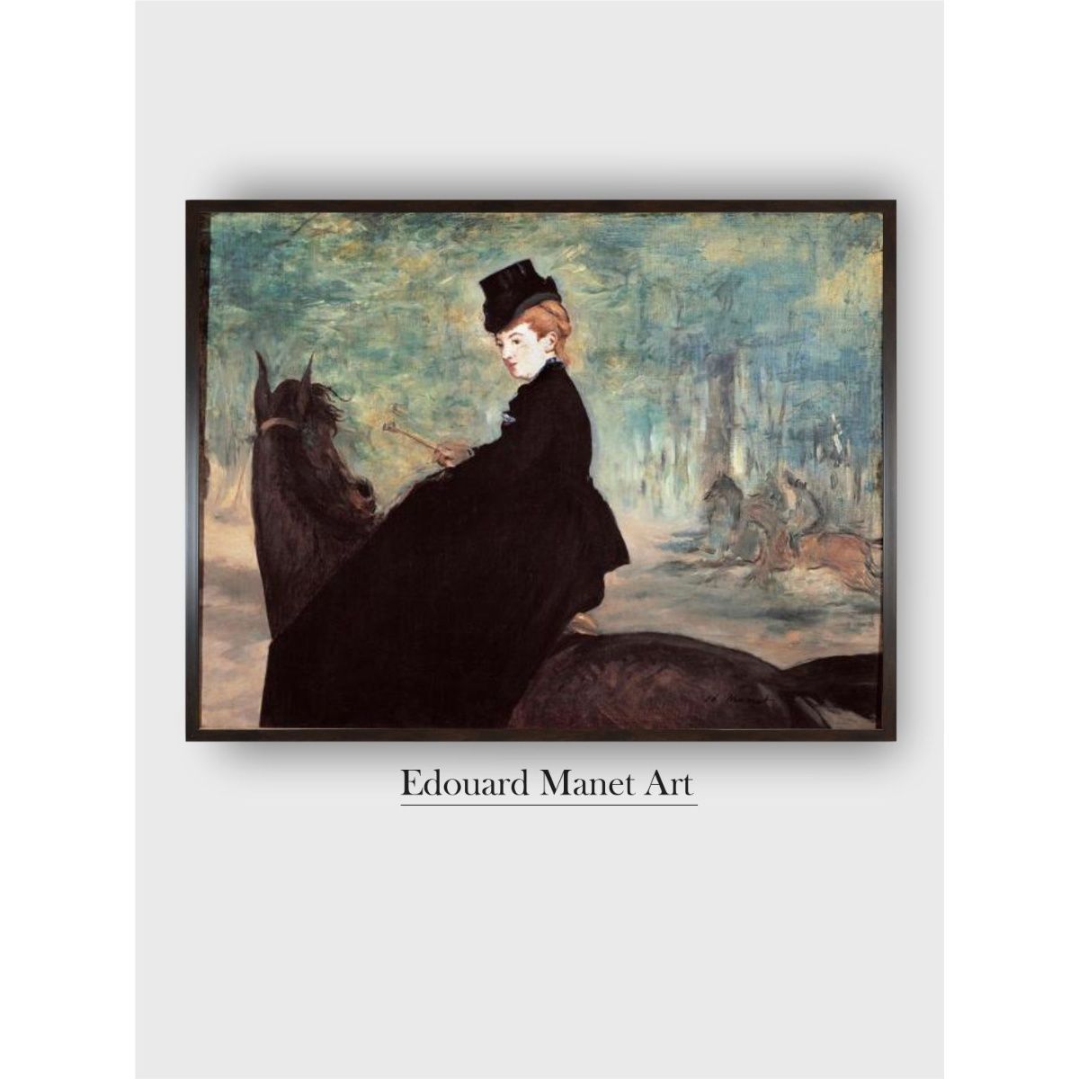 Buy The Art House L'amazon or Portrait of Marie Lefebvre Riding a Horse ...