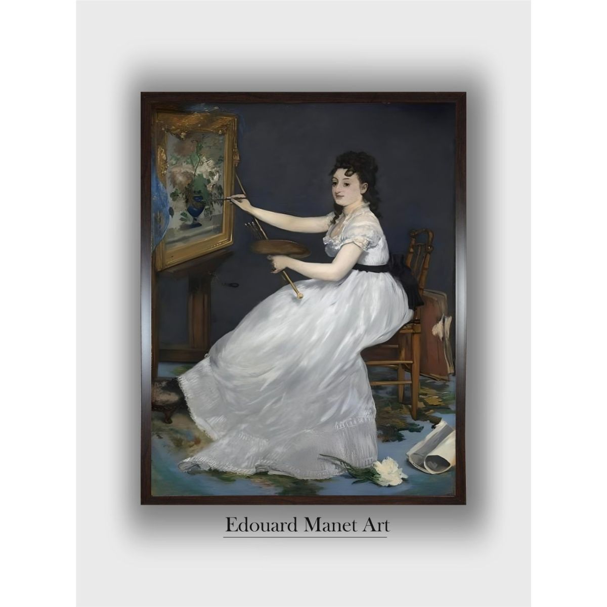 Buy The Art House Eva Gonzales Painting by Edouard Manet Painting by ...