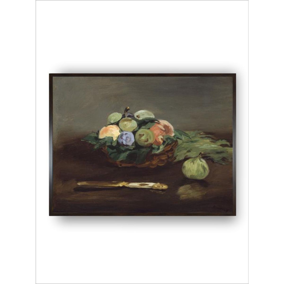 Buy The Art House Basket of Fruit, c.1864 Painting by Edouard Manet Online
