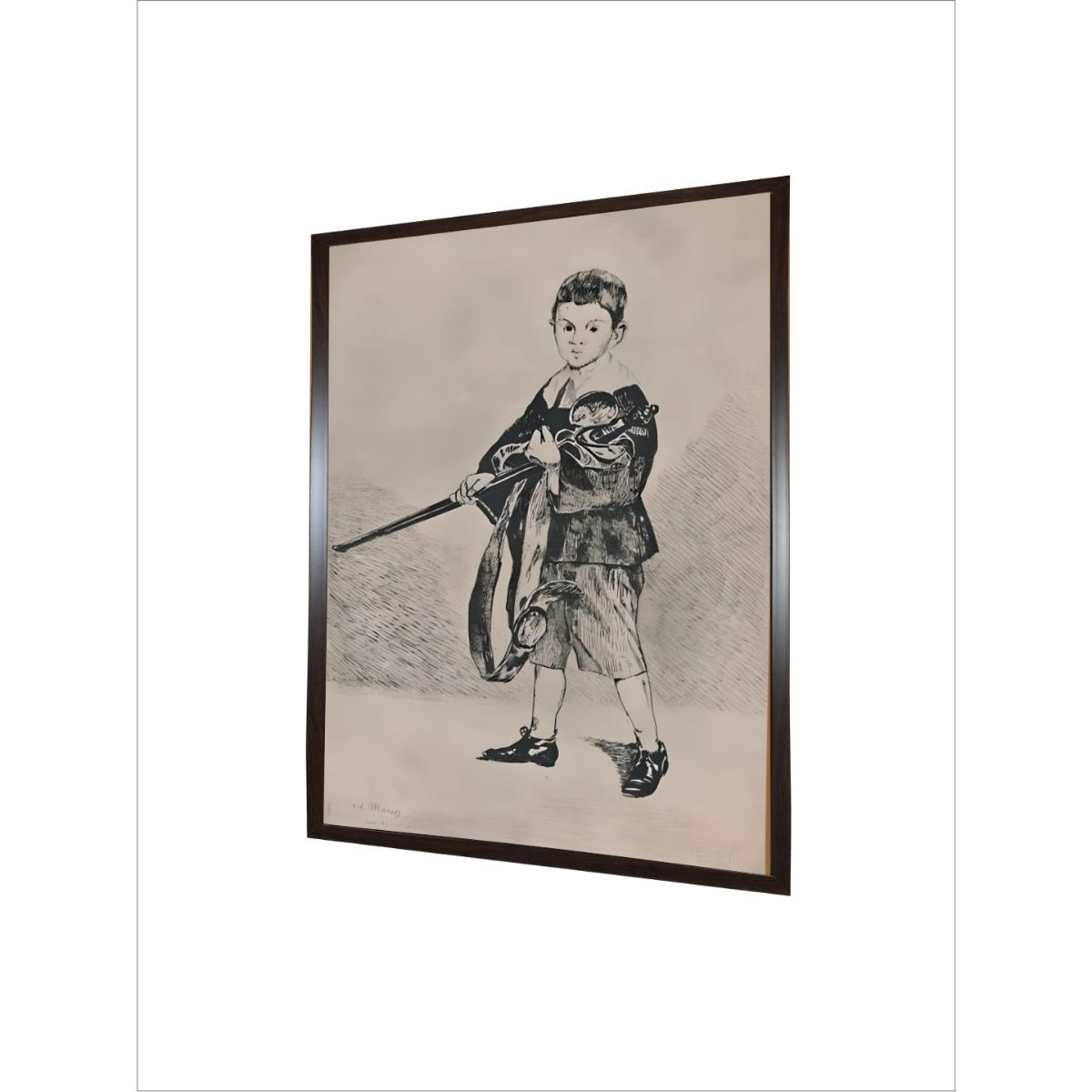 Buy The Art House The Boy with the Sword', 1862, (1946) Painting by ...