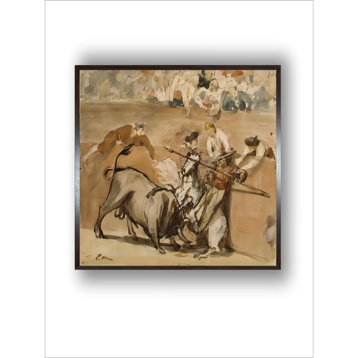 Buy The Art House Bullfight, 1865 Painting by Edouard Manet Online