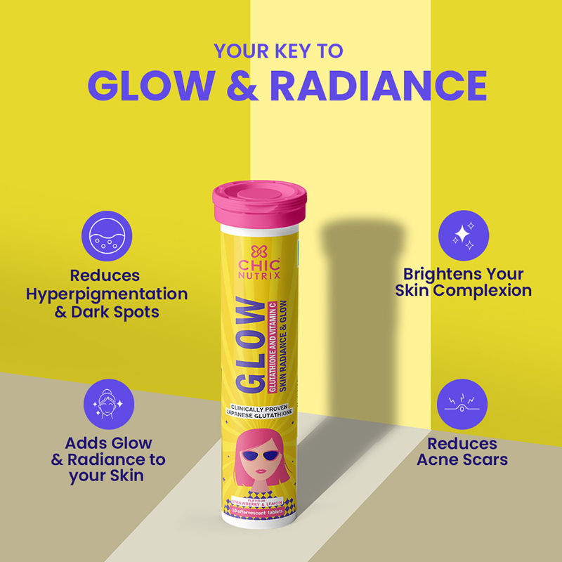 Buy Chicnutrix Glow - Japanese Glutathione & Vit. C Skin Brightening ...
