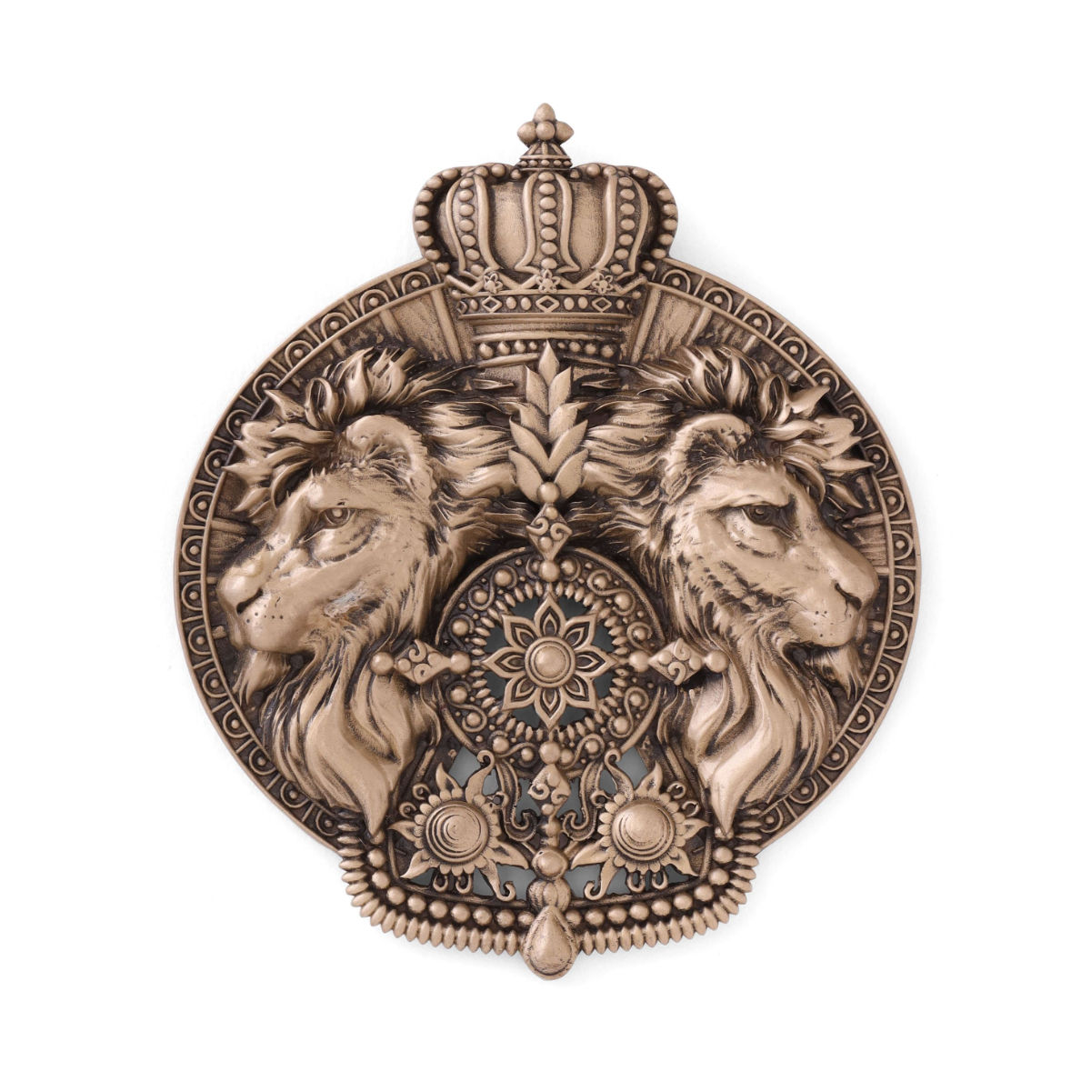 Buy Cosa Nostraa Men Gold Splendid Simba Brooch Online