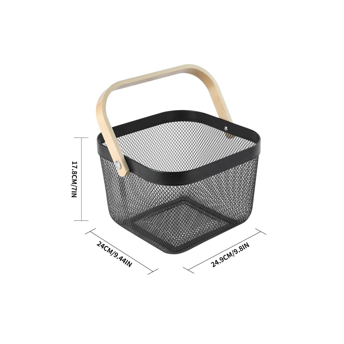 Buy UMAI Mesh Metal Basket Black Online