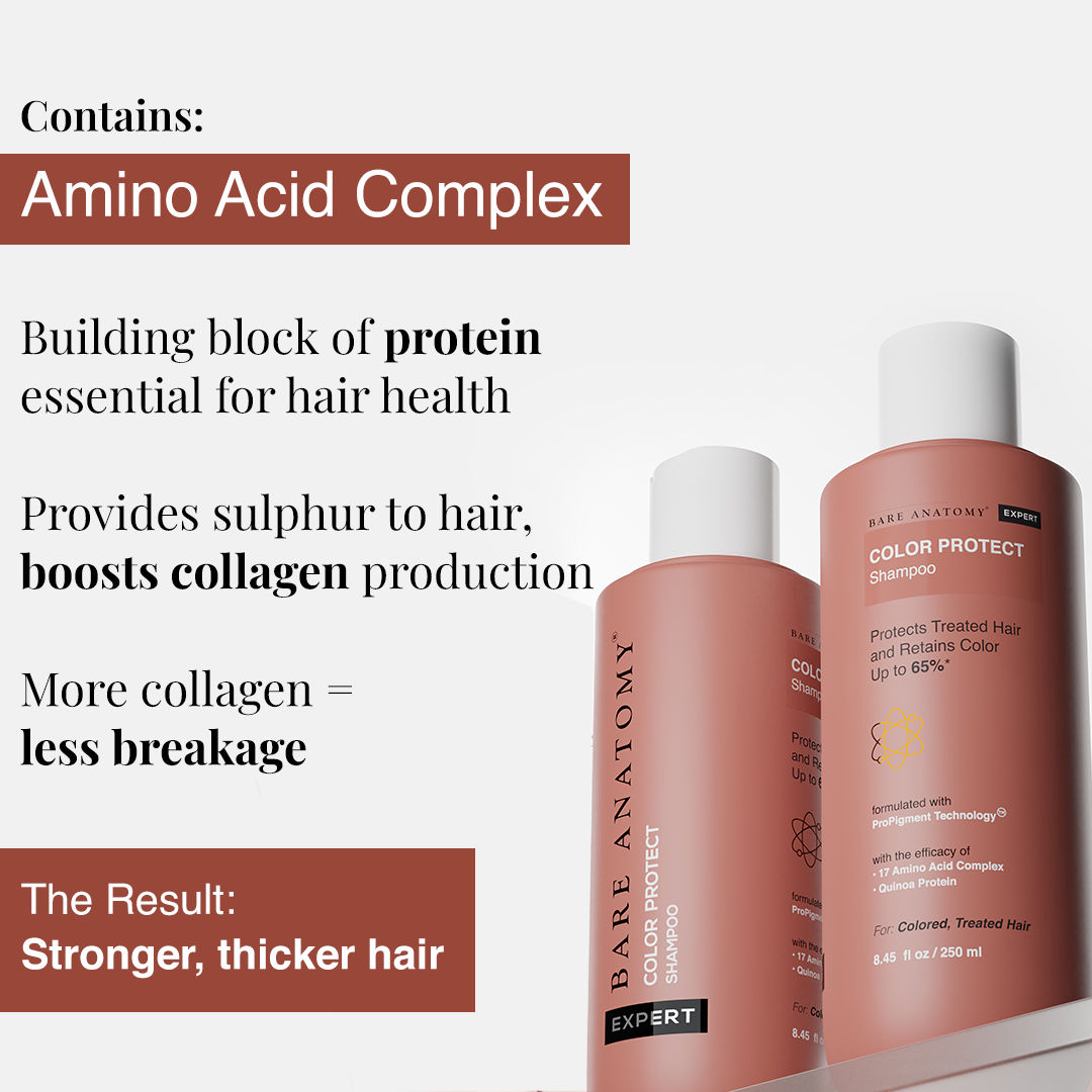Bare Anatomy EXPERT Color Protect Shampoo For Coloured Hair With Amino ...