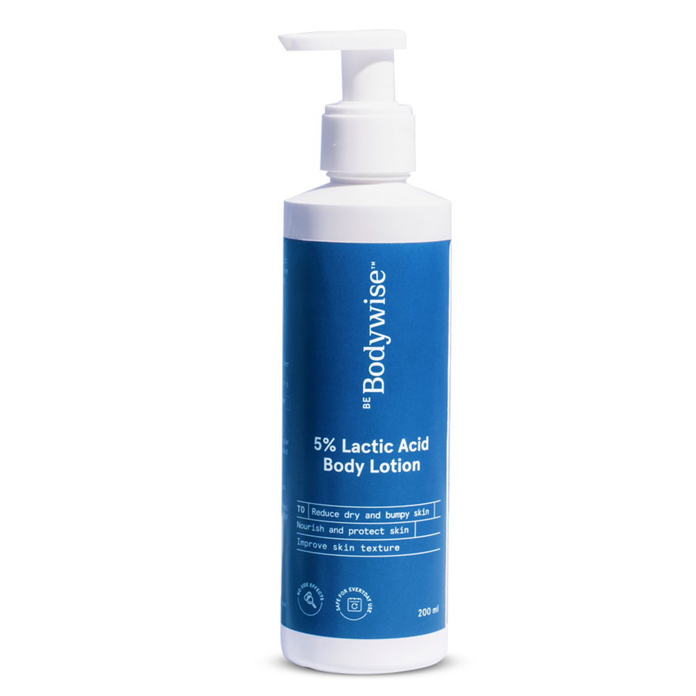 Be Bodywise 5% Lactic Acid Body Lotion - Improves Skin Texture, Reduces ...