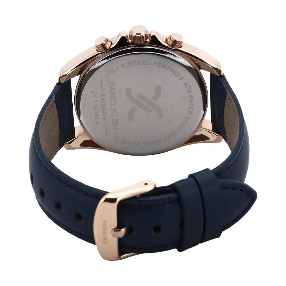 Daniel Klein Exclusive Men Blue Watch: Buy Daniel Klein Exclusive Men ...