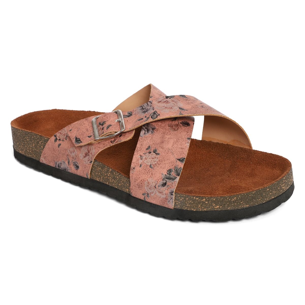 Buy MOZAFIA Womens Gajri Flower Sandals Online
