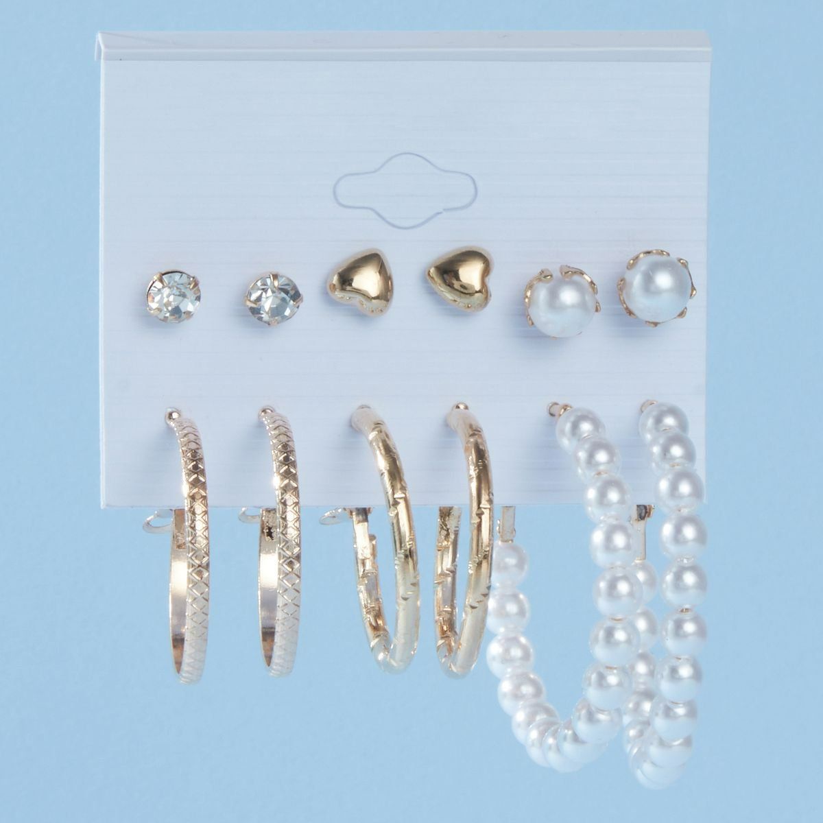 Buy Pipa Bella by Nykaa Fashion Minimal Gold Hoop & Stud Earrings Set ...