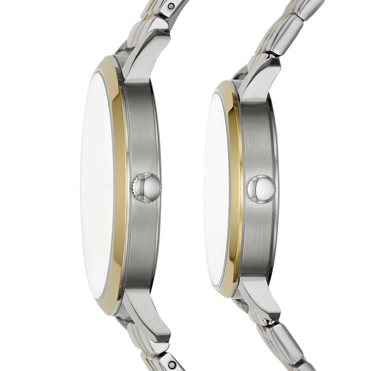 Buy Fossil Lux Luther Two Tone Watch Set BQ2467SET (M) Online